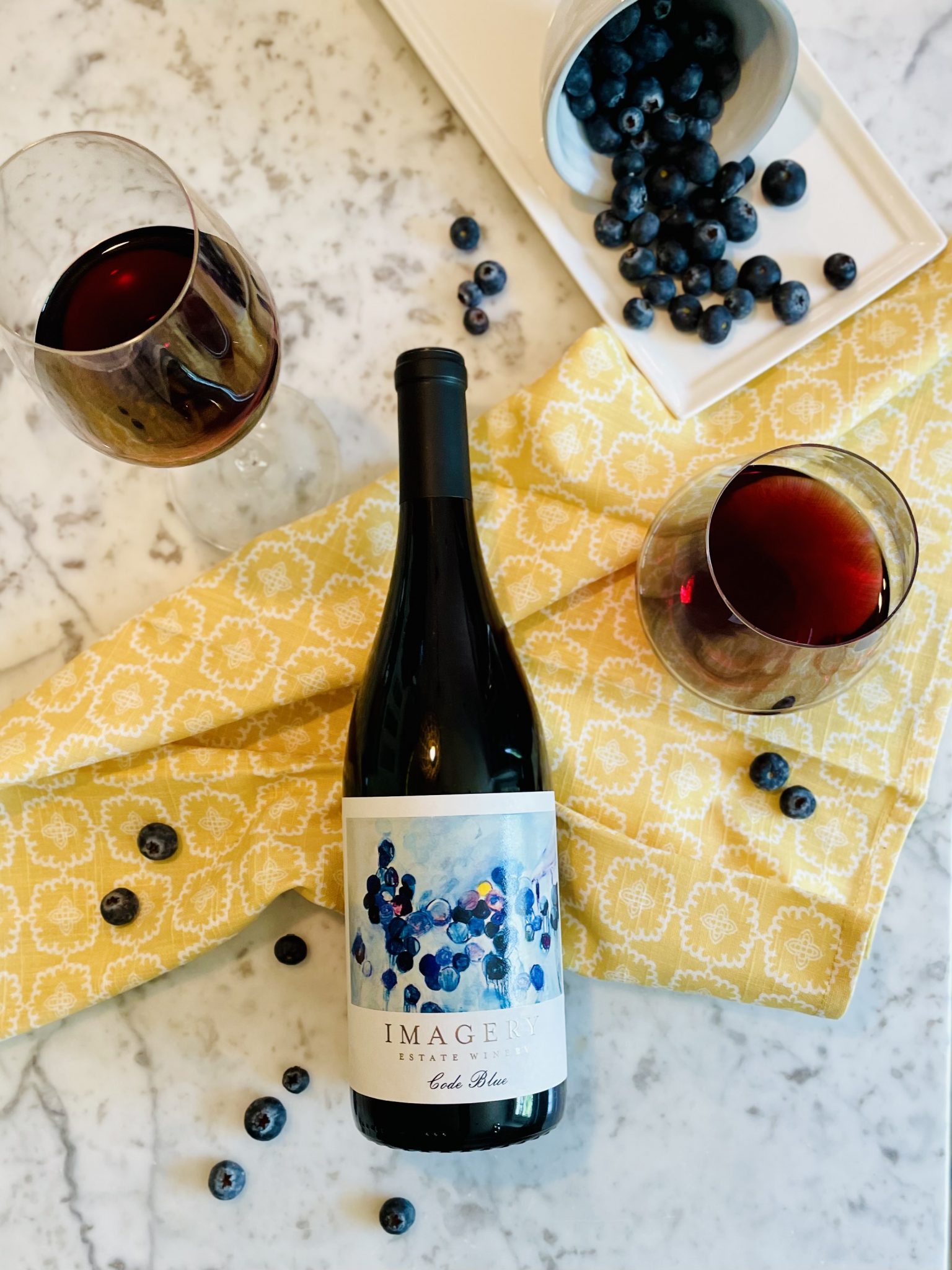 Unique Wines With a Twist: Code Blue - Imagery Estate Winery